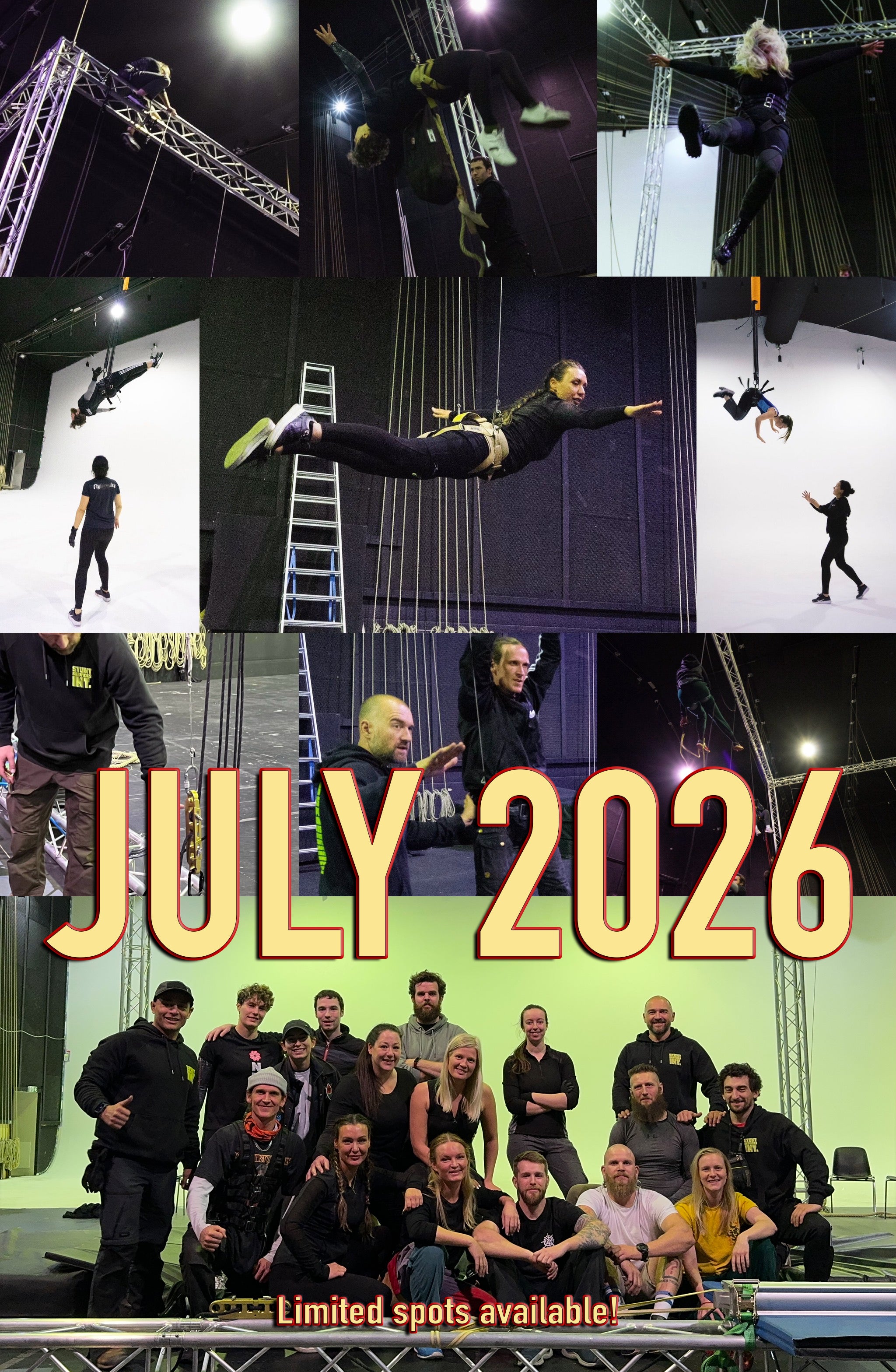 3-day Stunt Rigging and Aerial Acrobatics workshop 2026 - ENTRY FEE ON ...
